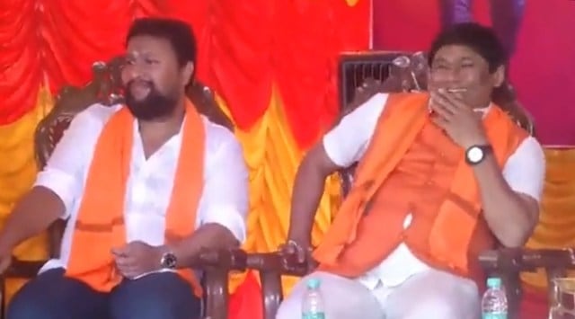 Absconding ‘rowdy sheeter’ Sunil shares dais with BJP MPs, hints at ...