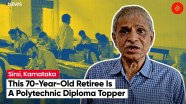 70 Year Old Retiree Tops Civil Engineering Diploma Course In Karnataka