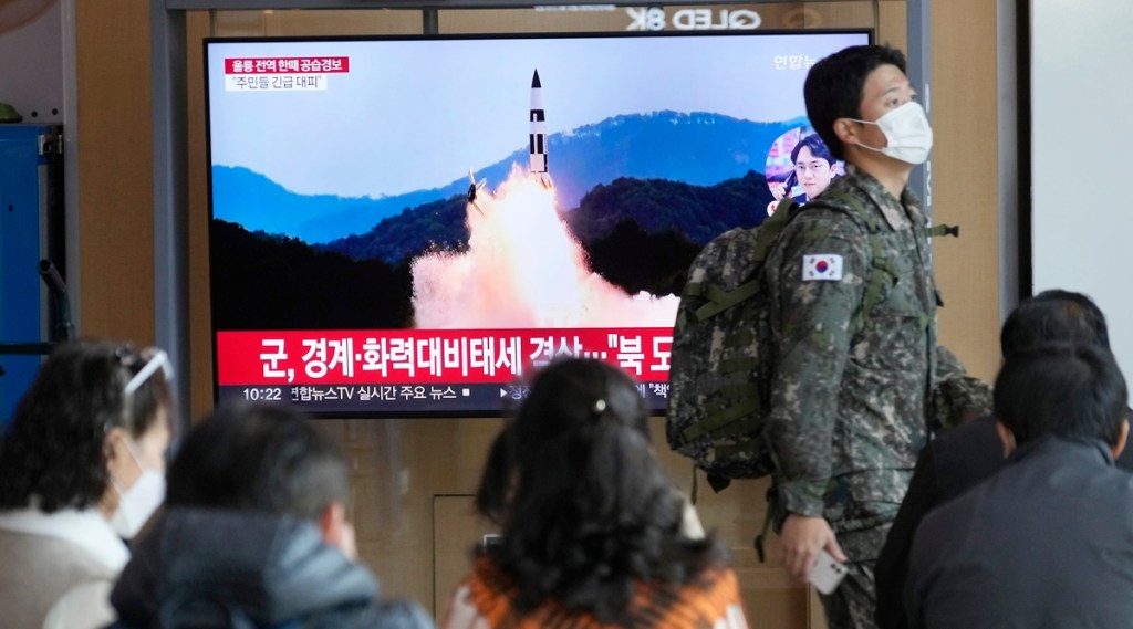 South Korea issues air raid alert after North Korea fires more than 10 ...