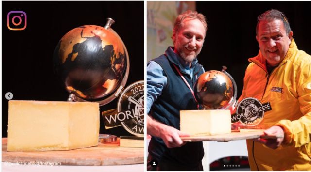Swiss cheese Le Gruyère adjudged the best at the World Cheese Awards ...