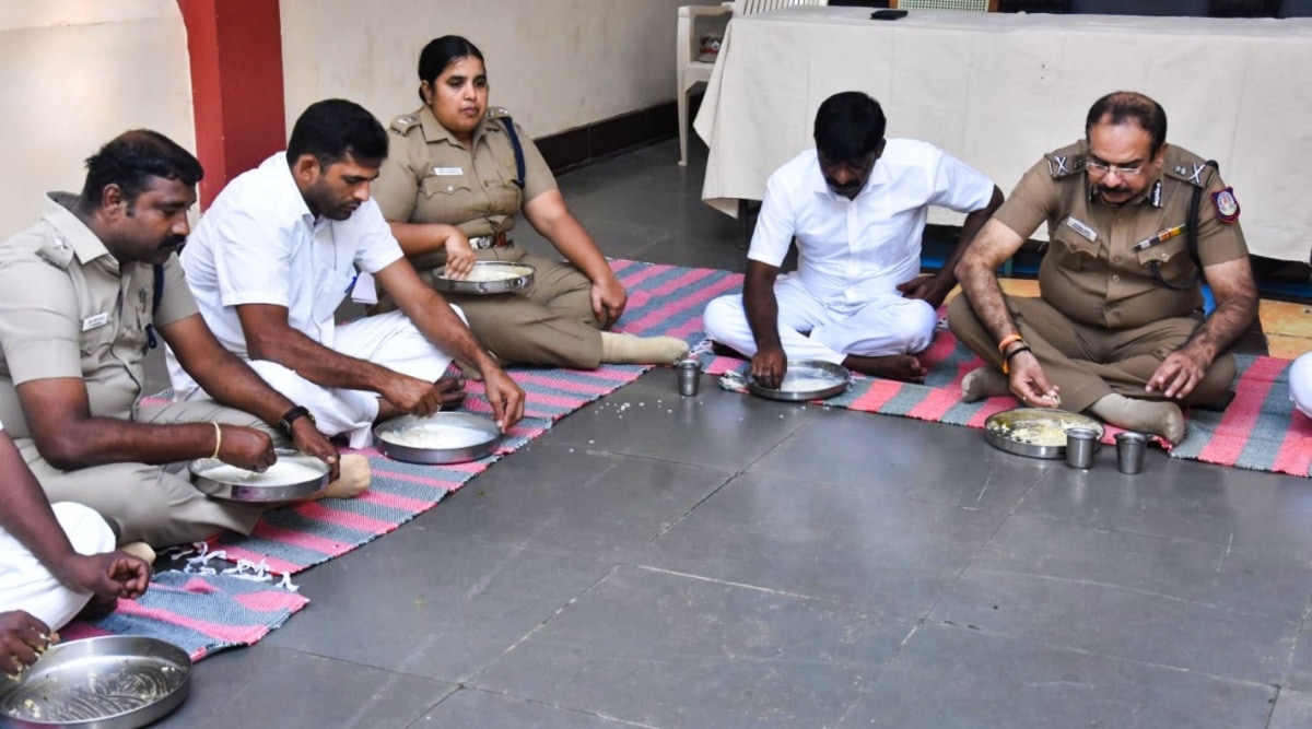 In a first, Tamil Nadu prison chief has food with jail inmates during ...