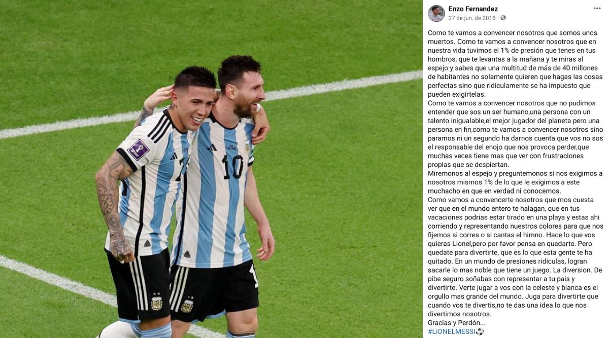 ‘Don’t go… Please forgive us’: Enzo Fernández’s, who netted the second ...