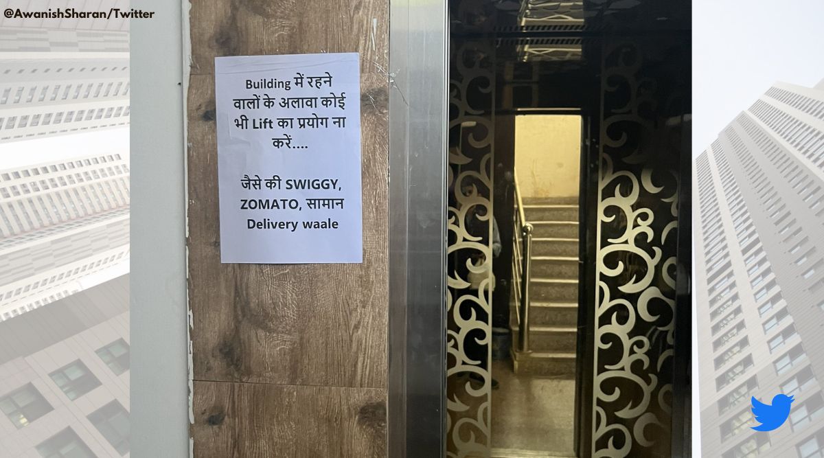 IAS officer shares photo of housing society notice asking workers to ...