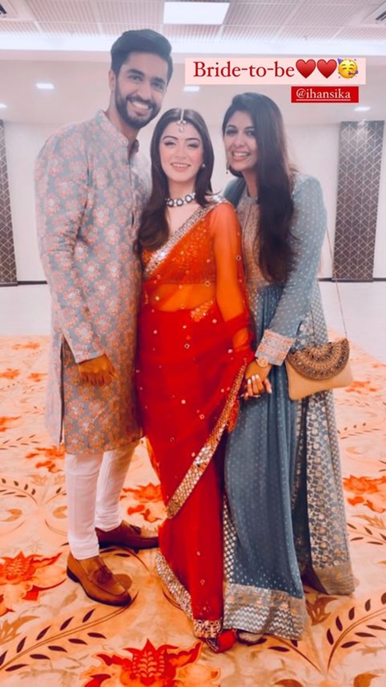 Hansika Motwani and Sohael Khaturiya’s pre-wedding festivities begin ...