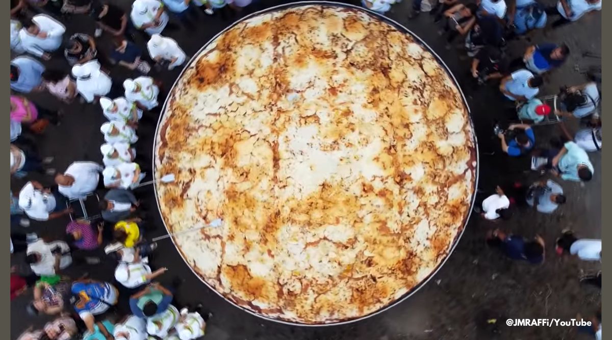 Watch: 40 cooks in El Salvador break world record with an 18-ft-wide ...