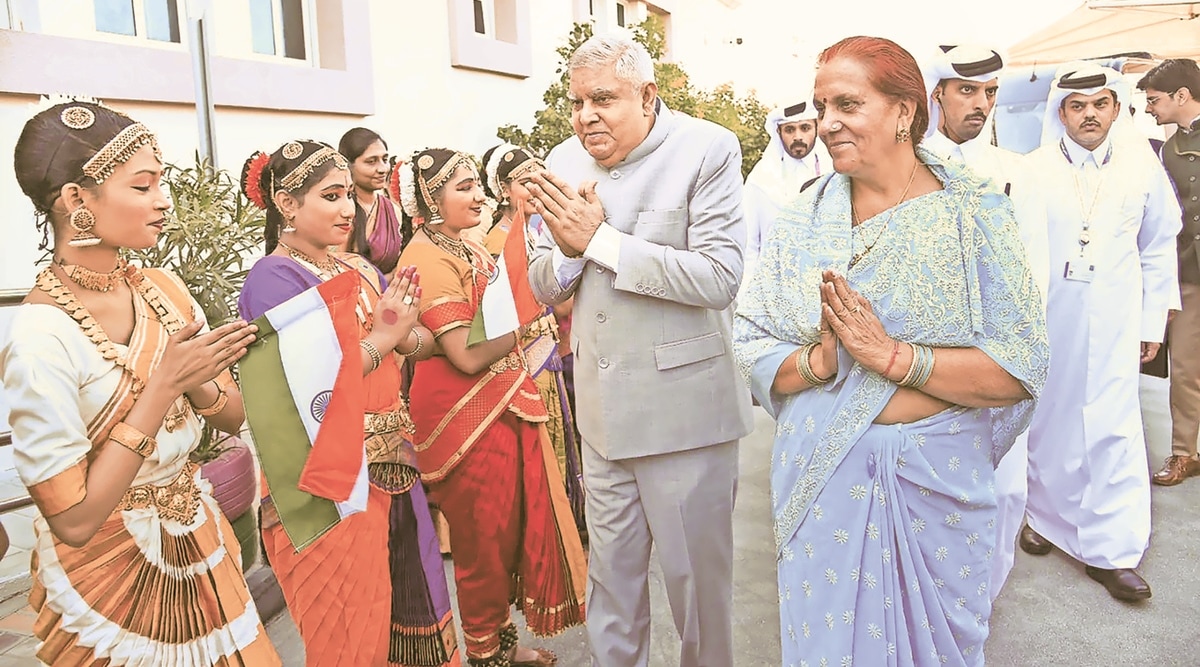 Jagdeep Dhankhar in Doha: Emir grateful for contribution of Indians to ...