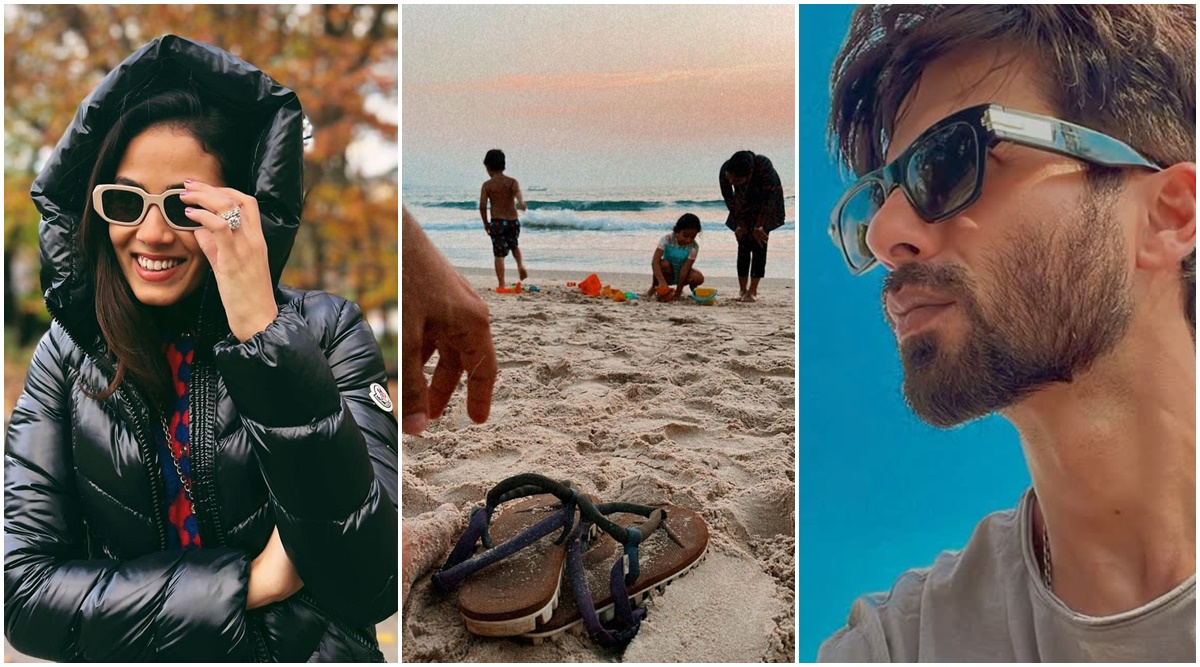 ‘Life’: Shahid Kapoor captures a moment with wife Mira, kids Misha and ...