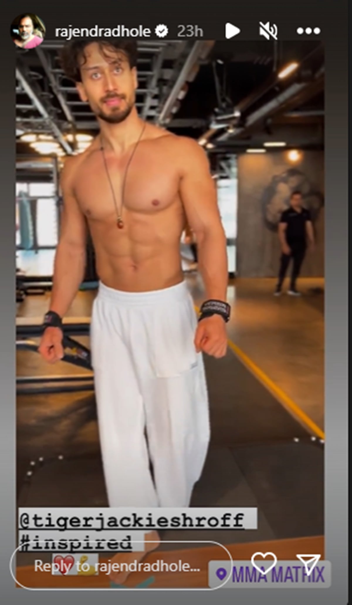 Watch: Tiger Shroff flexes his back muscles (and makes them pop) with ...