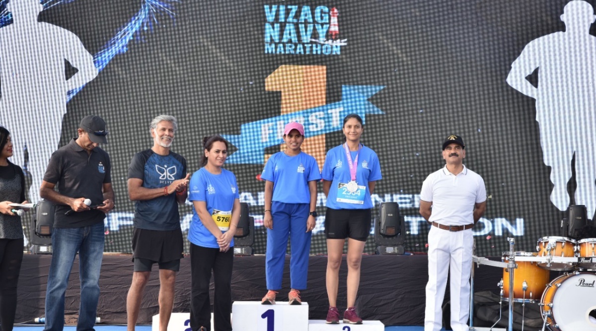 Seventh edition of Vizag Navy Marathon held; event saw participation of ...