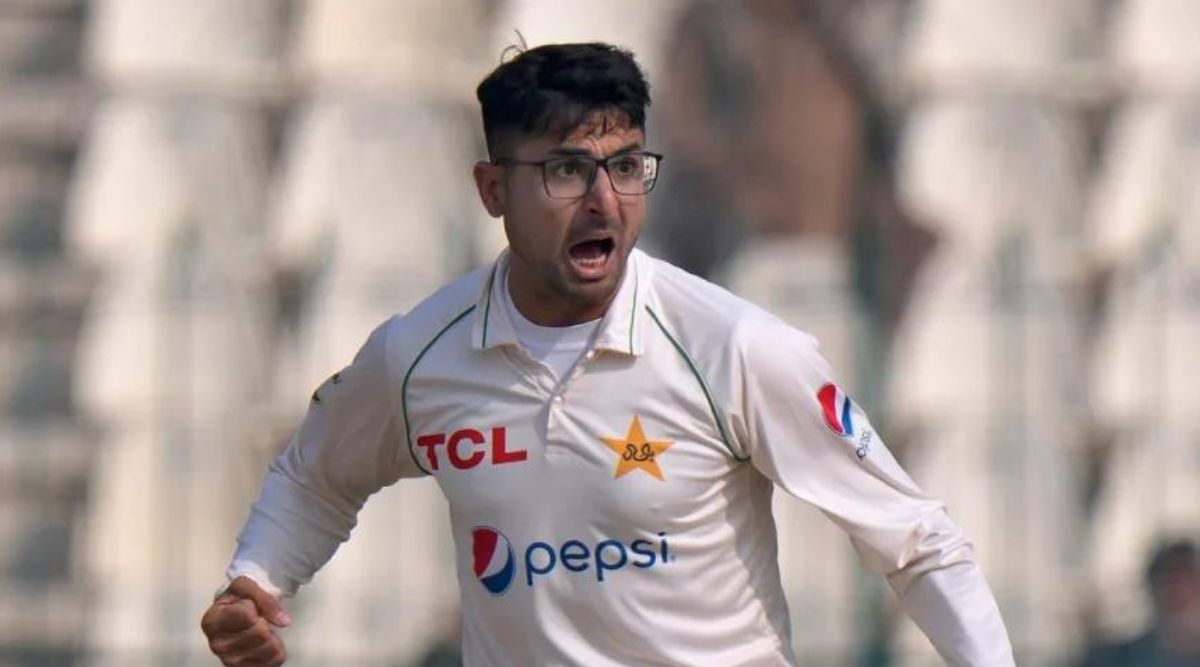 Pakistan mystery spinner Abrar Ahmed picked up seven wickets on his ...