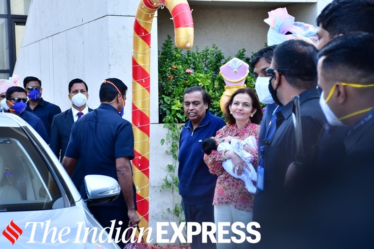 New parents Isha Ambani and Anand Piramal return to Mumbai with their ...