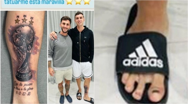 Fans wonder if Emiliano Martinez has four toes after new tattoo ...