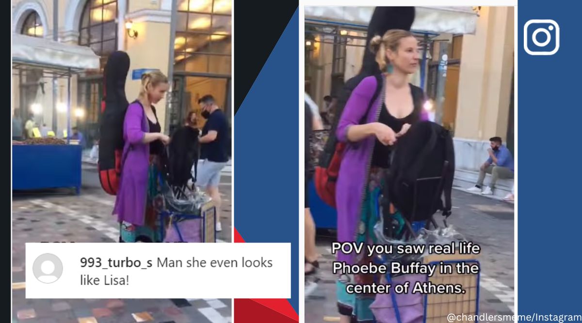 Netizens Spot ‘phoebe Buffay From Friends In Athens Greece And Cant