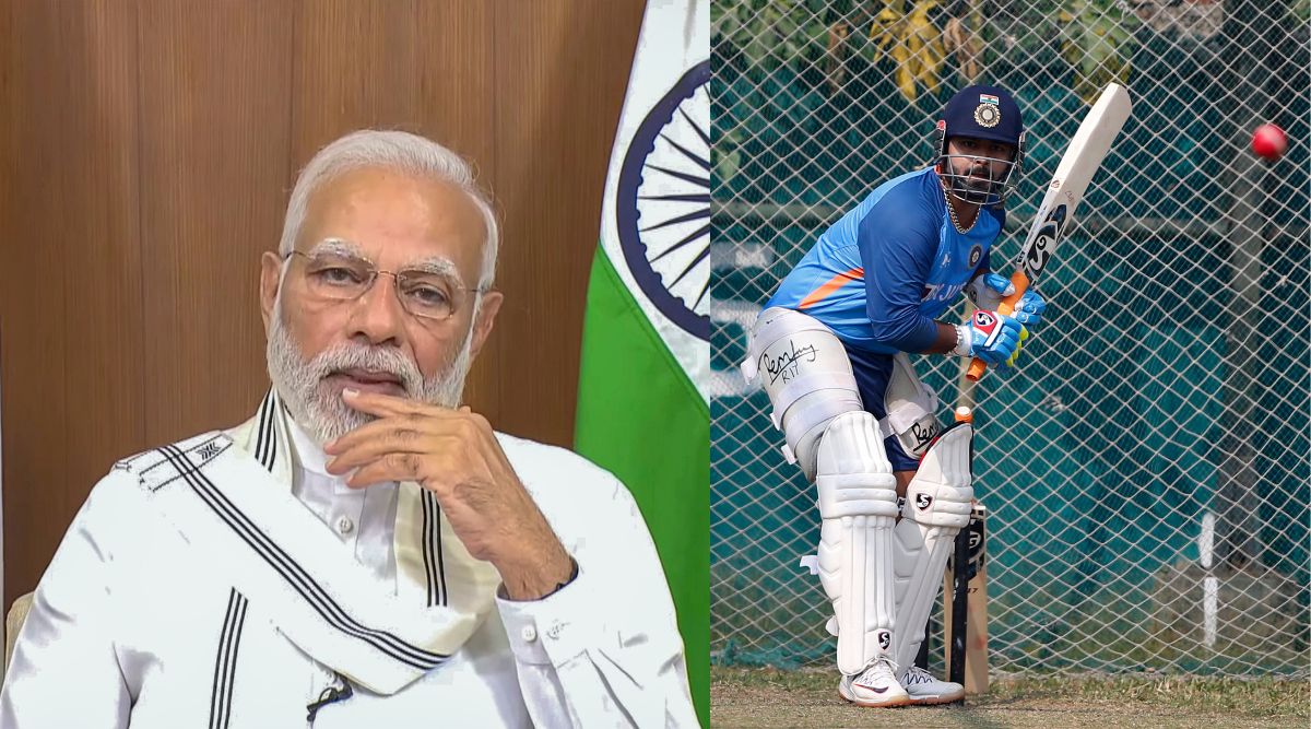 PM Narendra Modi wishes good health to cricketer Rishabh Pant, pays ...