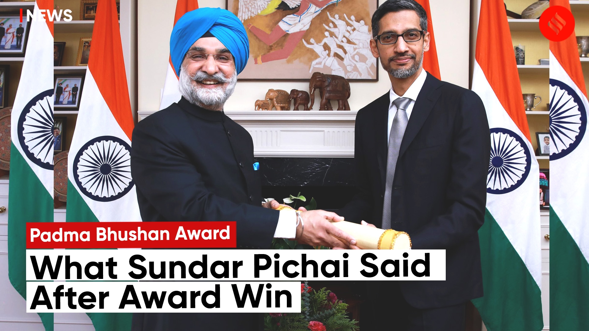 India is a part of google ceo sundar pichai after being awarded padma ...