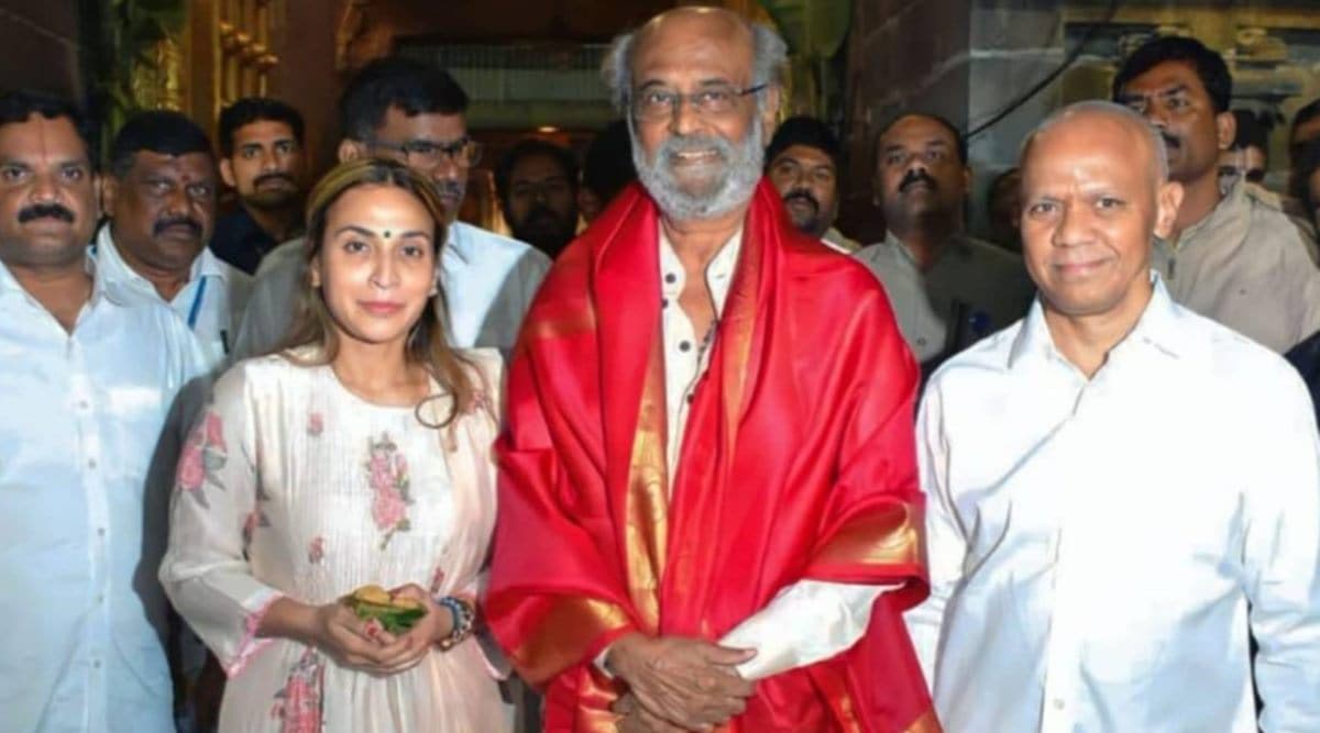Extended wishes to Udhayanidhi, says Rajinikanth during Tirupati visit ...
