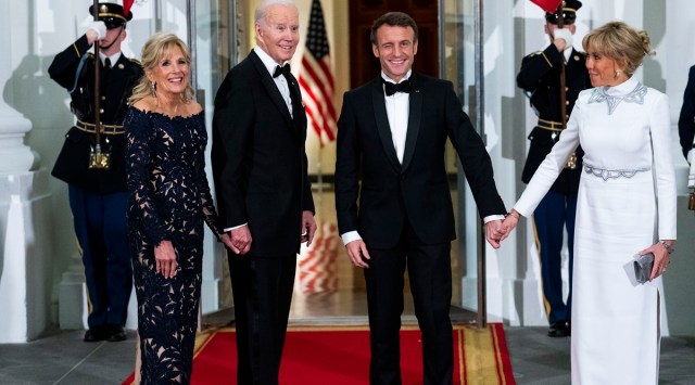 At the state dinner, Jill Biden revives the Oscar de la Renta tradition ...