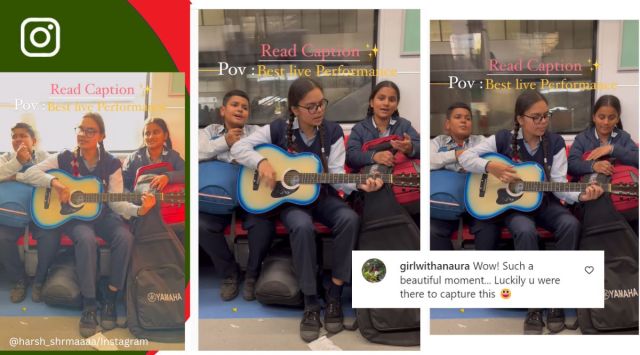 Armed with a guitar, 3 schoolkids belt out B Praak’s ‘Mann Bharrya’ on ...