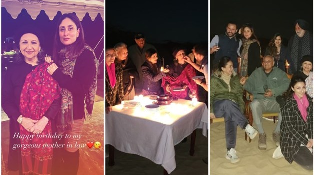 A ‘glamping’ birthday for Sharmila Tagore, Kareena, Saif, Soha join her ...