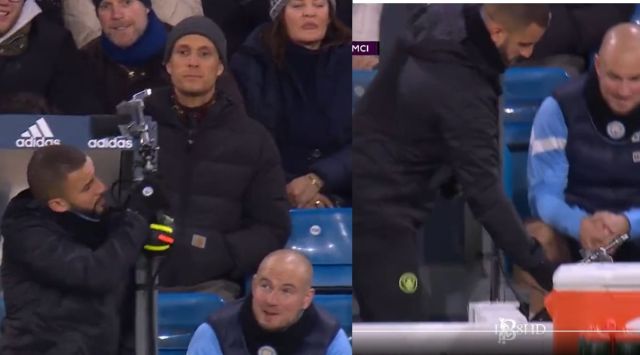 Watch: Man City defender Kyle Walker dumps camera on the ground, leaves ...