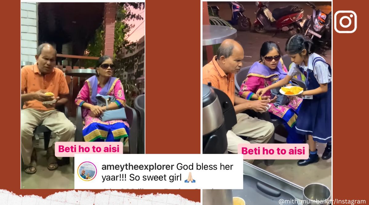 ‘Heart touching’: Video of little girl helping her visually impaired ...