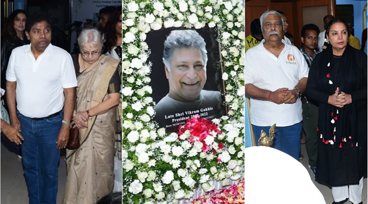 Johny Lever, Shabana Azmi and others attend Vikram Gokhale’s prayer ...