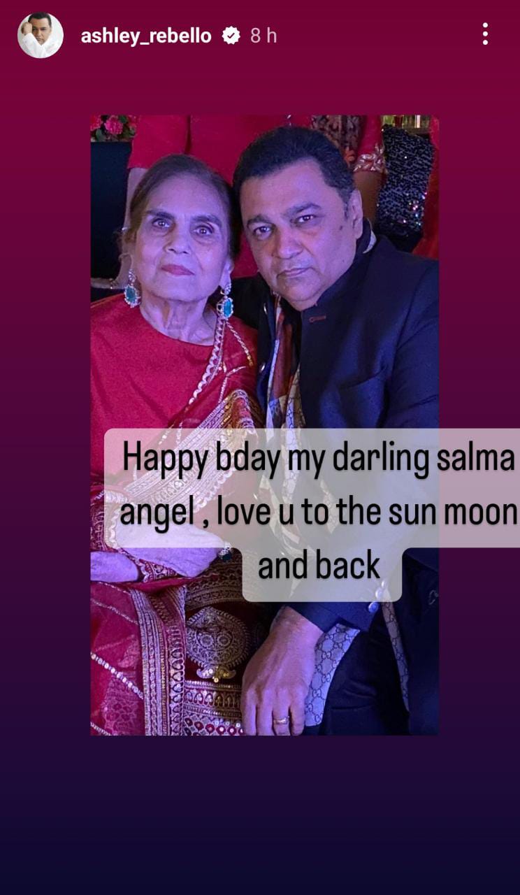 Salman Khan’s mother Salma turns 80, Helen dances to her legendary ...