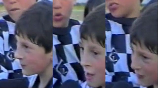 Watch: Lionel Messi’s first-ever interview as a kid | Football News ...