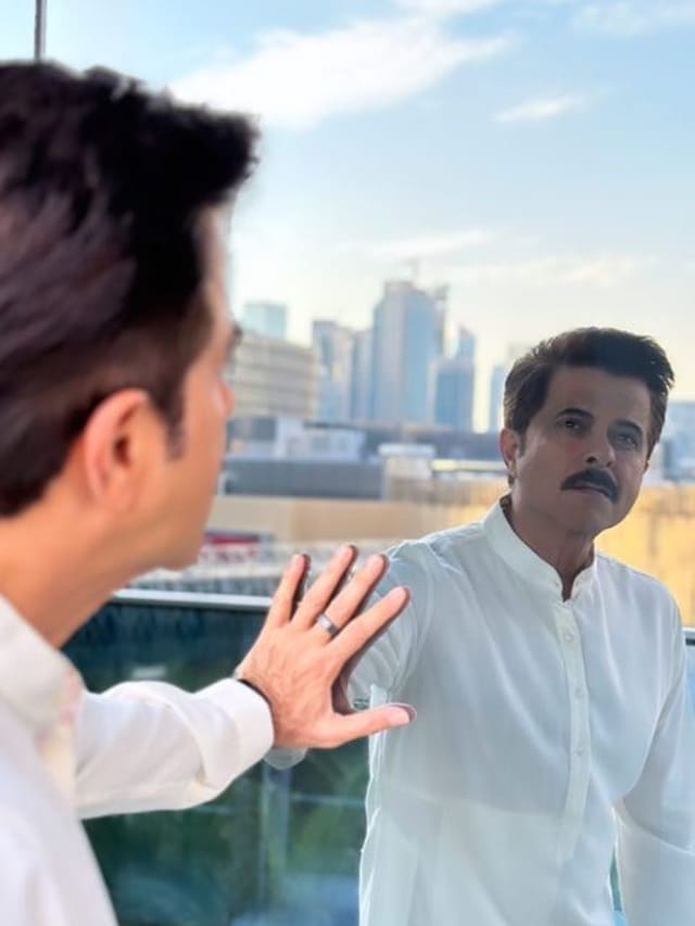 Anil Kapoor switches on ‘portrait mode’ in Dubai | The Indian Express