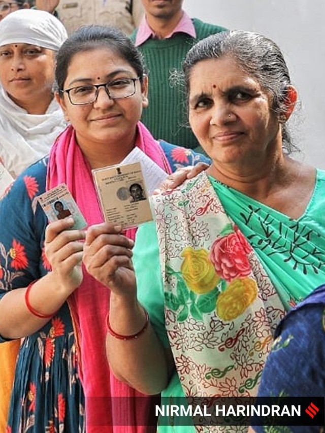 Gujarat Votes In Second Phase Of Assembly Elections The Indian Express