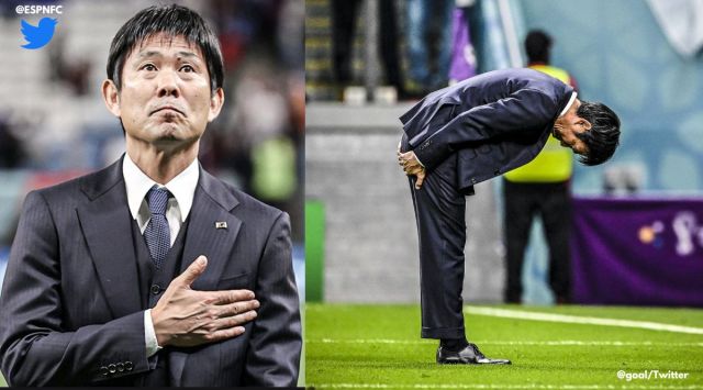FIFA World Cup 2022: Japan team manager Hajime Moriyasu bows to the ...