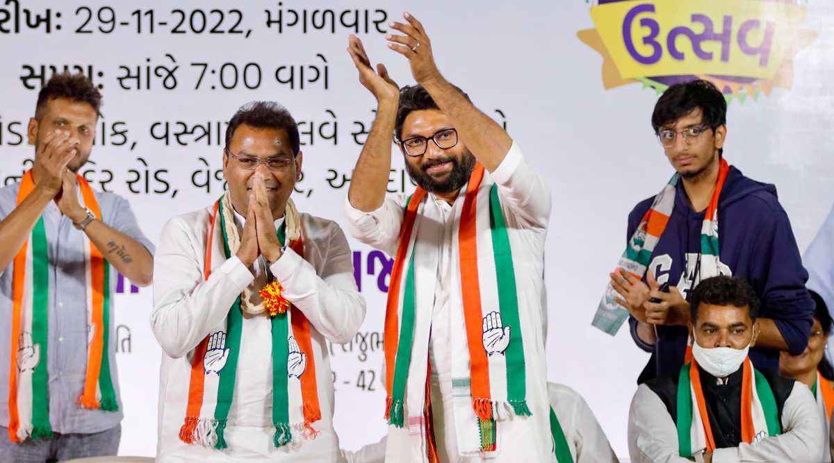Gujarat polls: Dalit leader Jignesh Mevani retains Vadgam for Congress ...