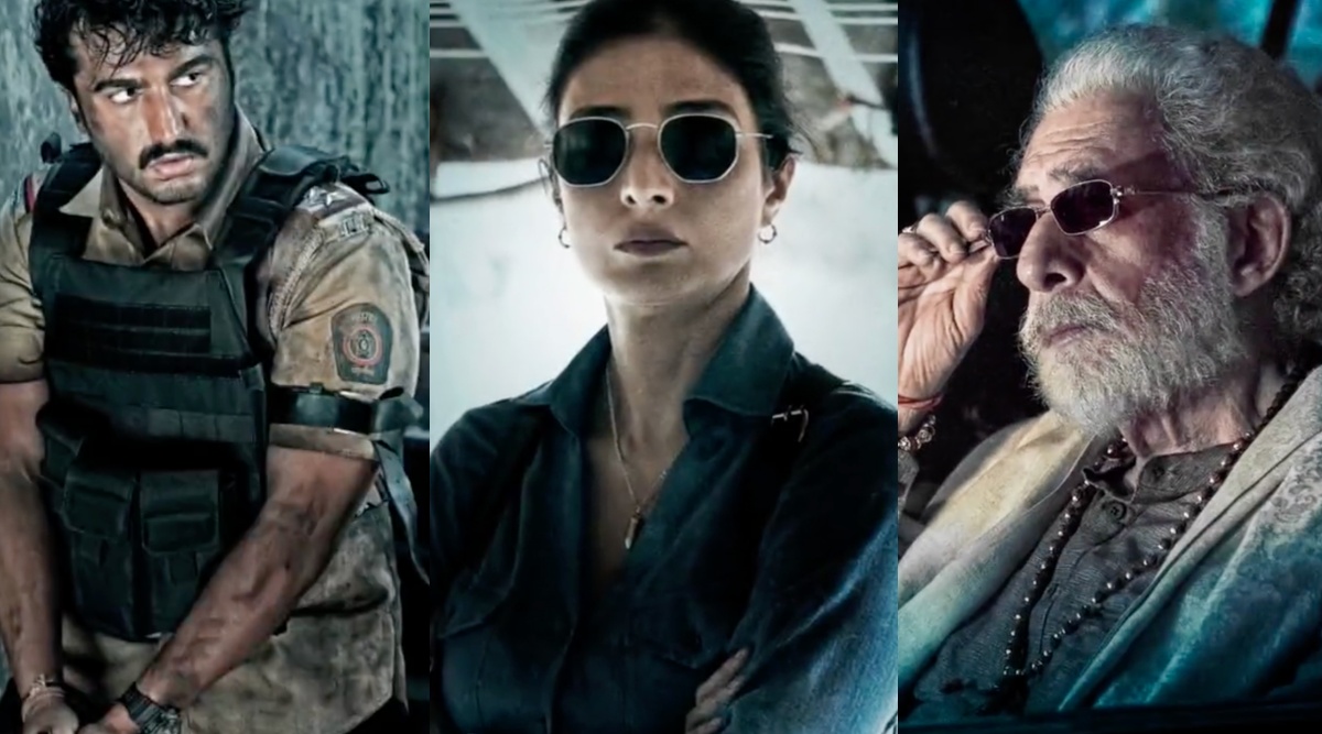 Kuttey motion poster introduces Tabu as an intense cop, Naseeruddin ...