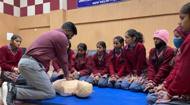 For school students in Delhi, lessons in CPR, with some help from AIIMS | Delhi News - The ...