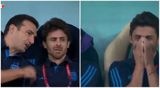 Watch: Pablo Aimar’s contrasting emotions after Argentina storm into ...