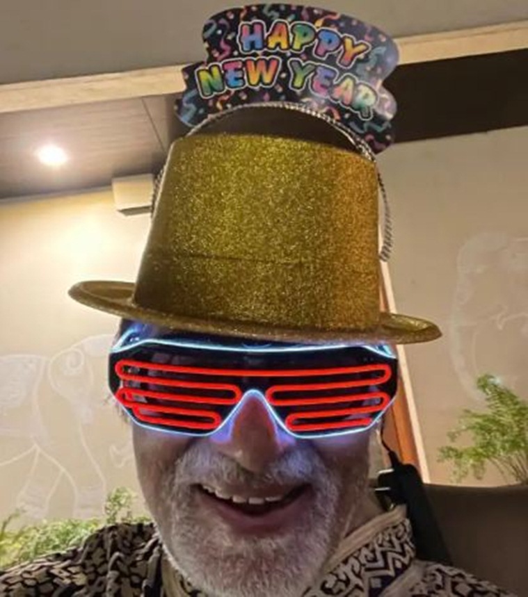 Amitabh Bachchan reveals his funky New Year photo was courtesy ...