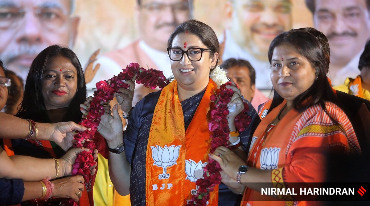Pathaan song row: Now, Smriti Irani’s ‘Miss India’ video at centre of ...