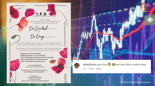 Maharashtra couple gives stock market twist to wedding invitation card ...