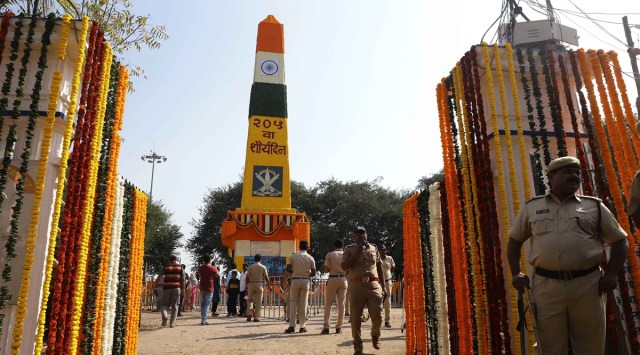 Jaystambh decorated with Mahar Regiment insignia, 5L visitors expected ...