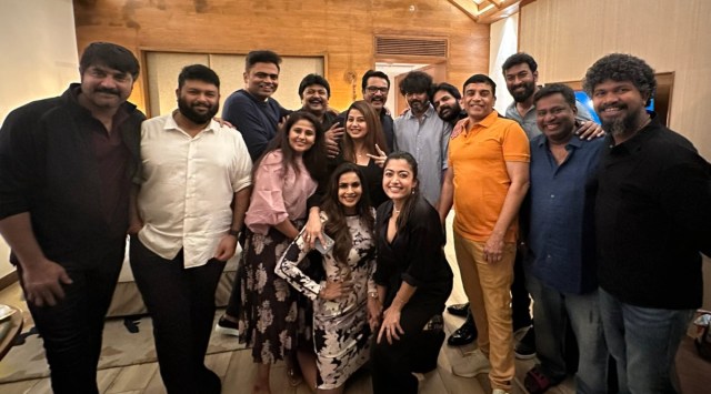 Vijay, Rashmika Mandanna, Vamshi Paidipally and Dil Raju get together ...