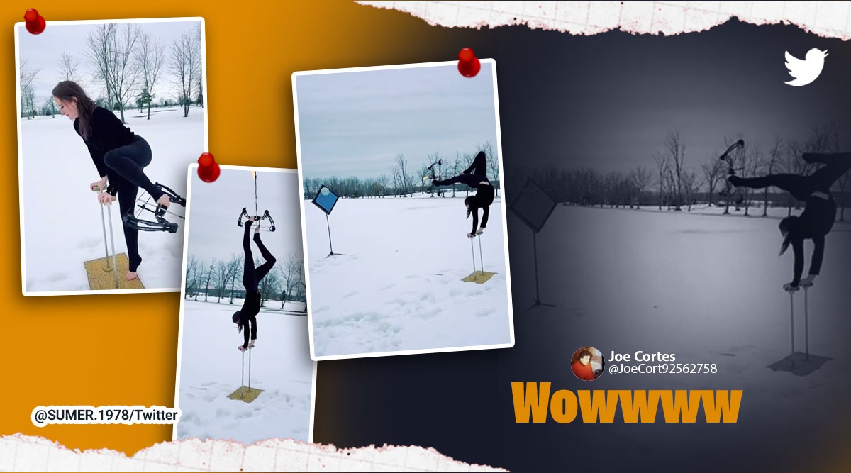 ‘Serious discipline there’: Woman archer shoots target with arrow set ...