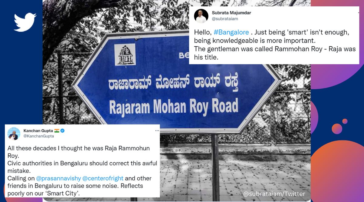 Bengaluru road named after social reformer Raja Ram Mohan Roy sparks ...