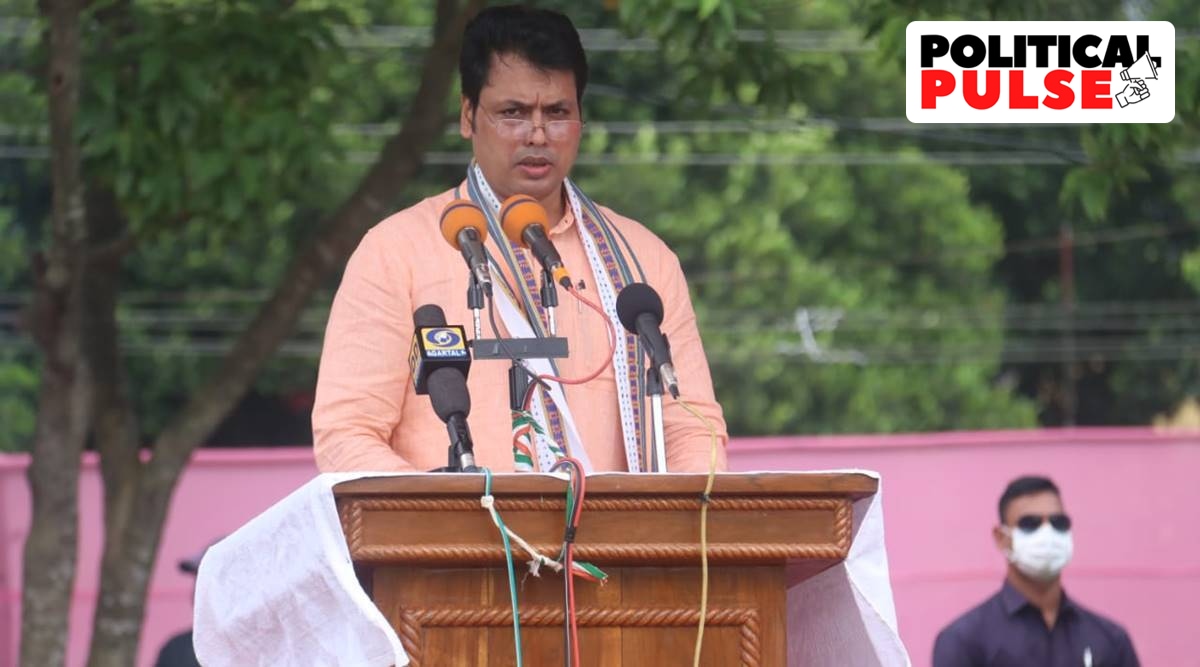 Three shops gutted, several vehicles damaged in clash near ex-CM Biplab ...