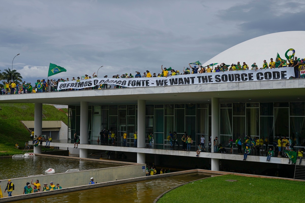 Pro Bolsonaro Rioters Storm Brazils Top Government Offices World