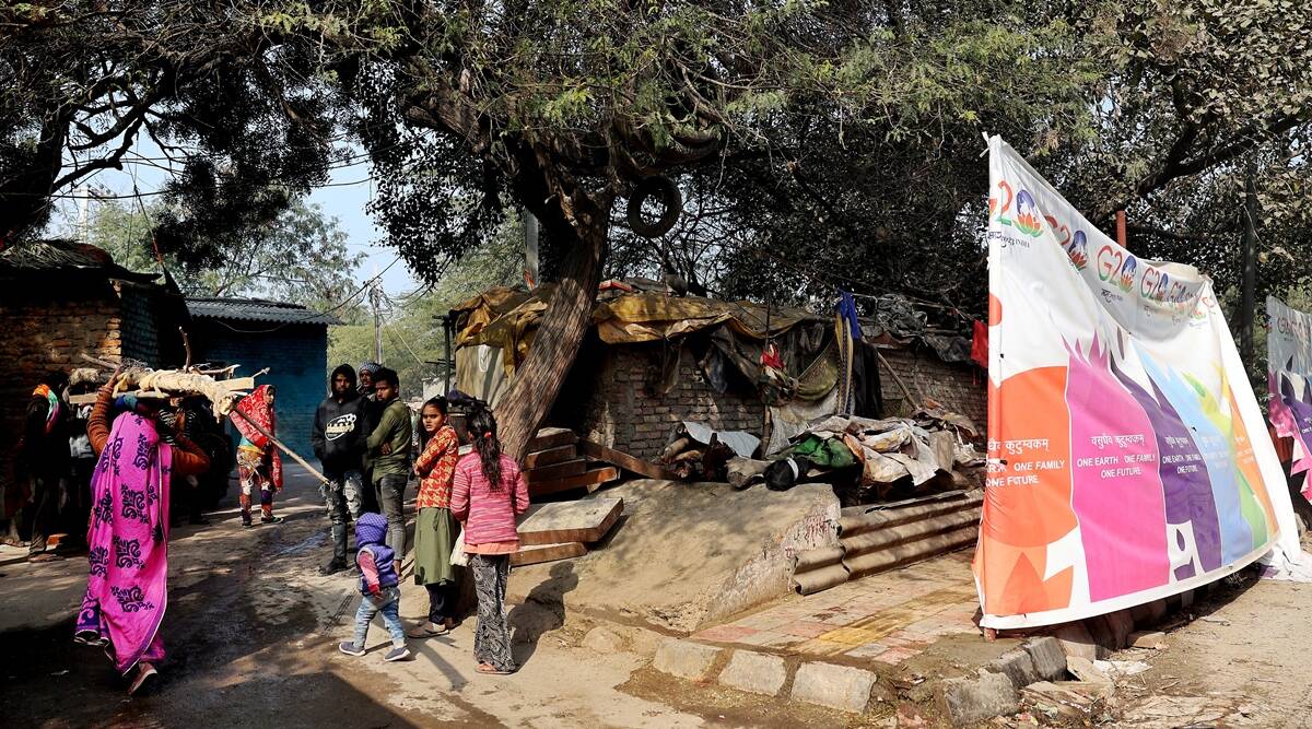 Demolition stayed at Delhi’s Dhaula Kuan slum, where residents were ...