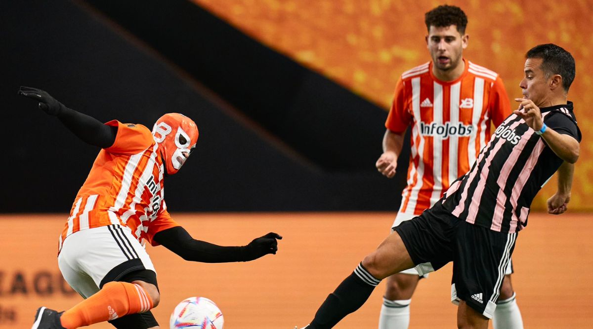 La Liga player plays with mask on to conceal identity in Gerard Pique’s ...