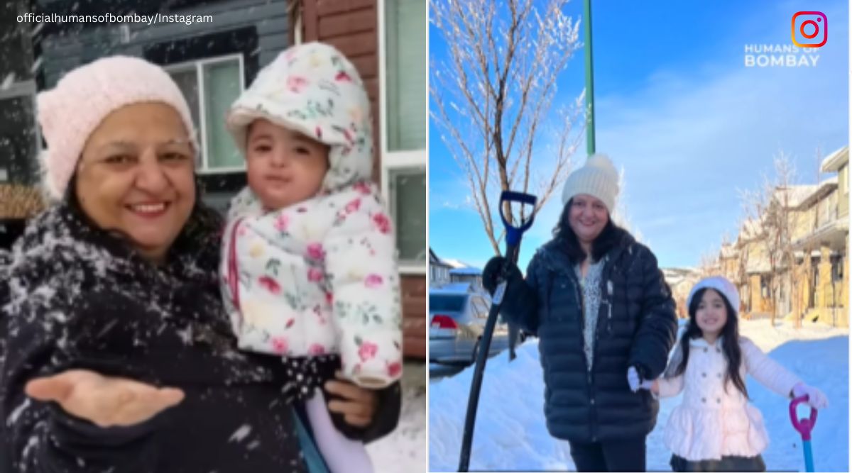 ‘Keeps the child in me alive’: Grandma, grandchild see snow for first ...