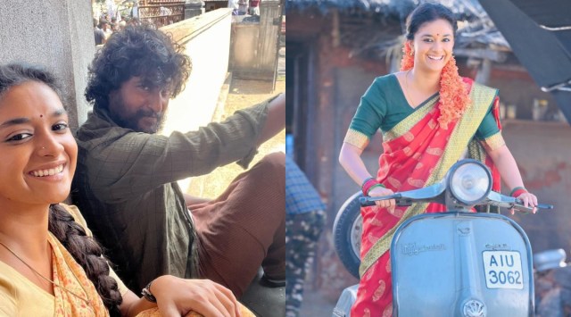 Keerthy Suresh and Nani wrap up Dasara. Here are stills from the sets | Entertainment News - The ...
