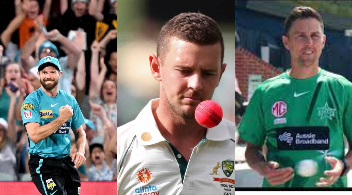 Josh Hazelwood and Trent Boult react to Michael Neser’s controversial ...