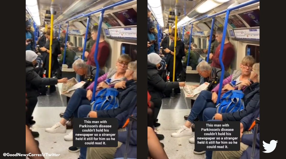 Watch: Young man helps elderly Parkinson’s patient read newspaper on ...
